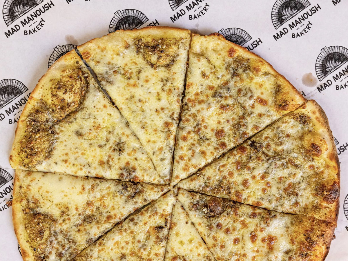 Cheese + Zaatar - Mad Manoush